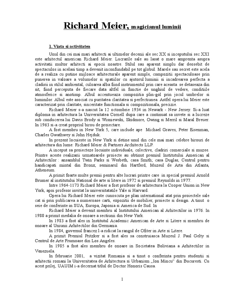 Richard Meier | PDF