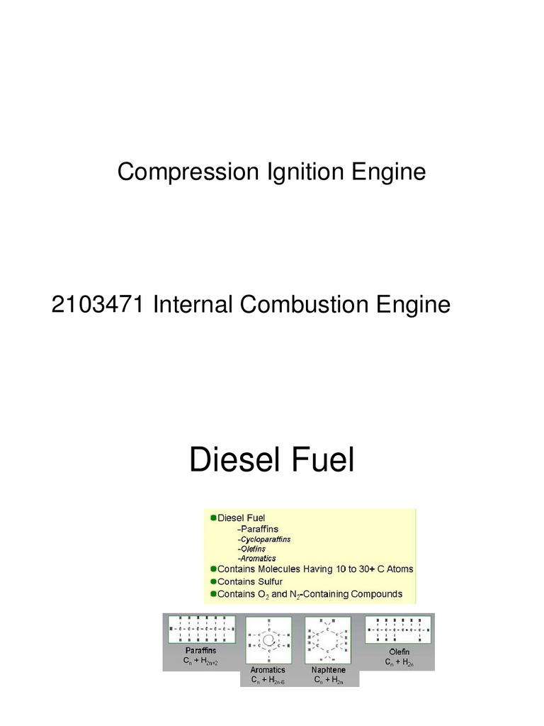 Compression Ignition Engine Combustion | PDF | Diesel Engine | Internal ...