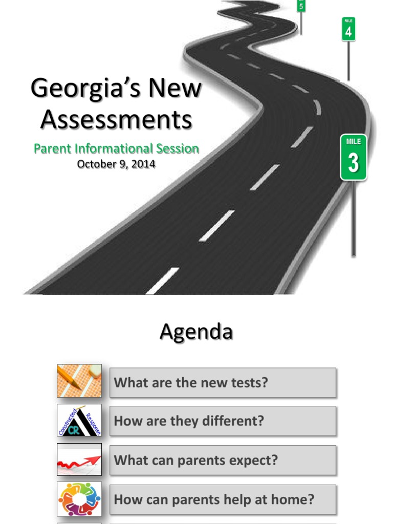 Georgia's New Assessments: Parent Informational Session | PDF ...