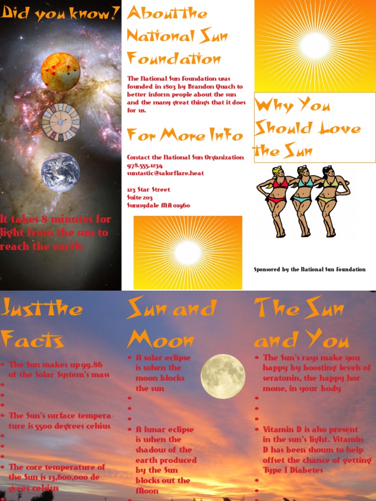 Benefits and Facts About the Sun | PDF