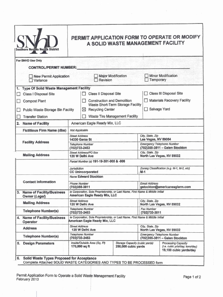 Application Forms PDF | PDF | Waste Management | Waste