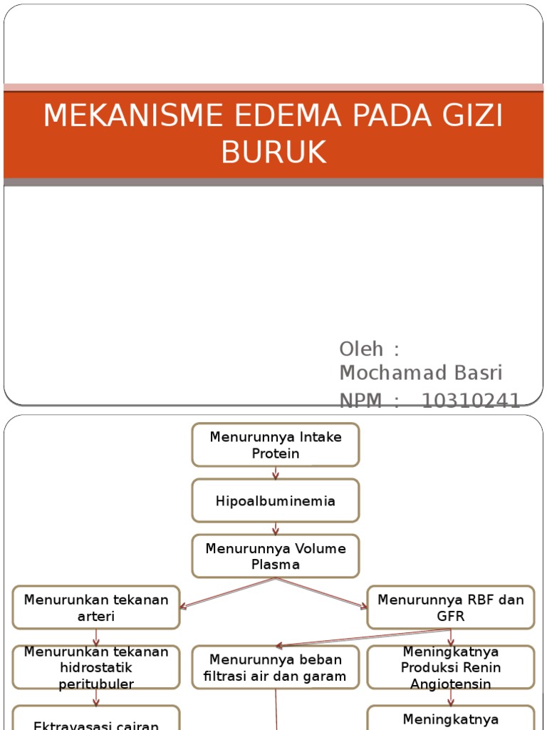 Mekanisme Edema Pada Gizi Buruk | PDF