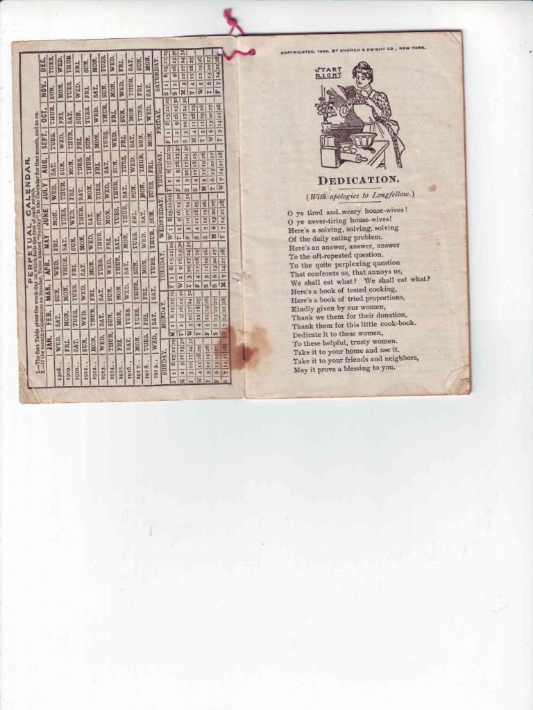 Perpetual Calendar | PDF
