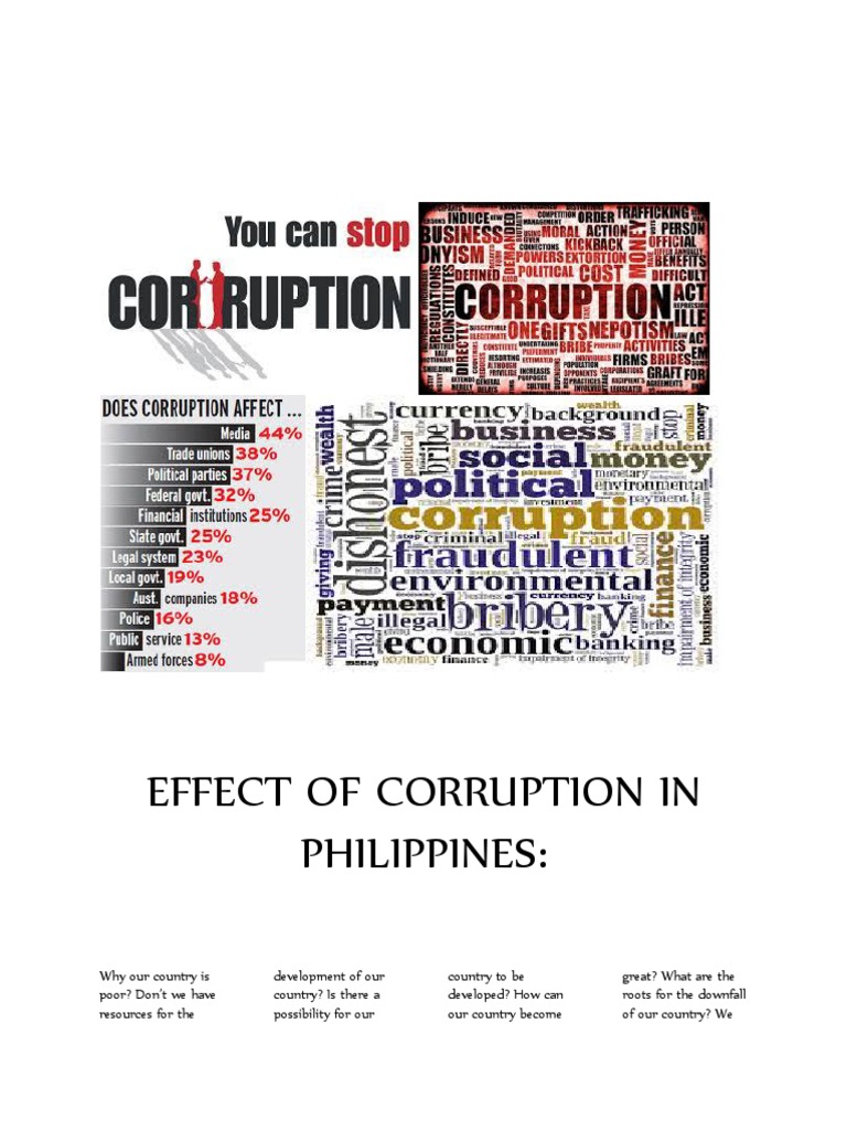 Fighting Corruption in the Philippines | PDF | Debt To Gdp Ratio ...