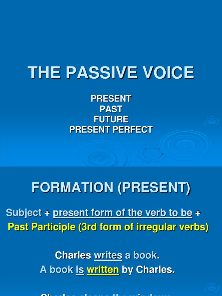 Passive Voice Guide for Learners | PDF | Philosophy