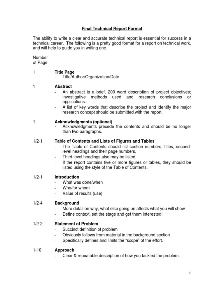Technical Report Format | PDF | Art