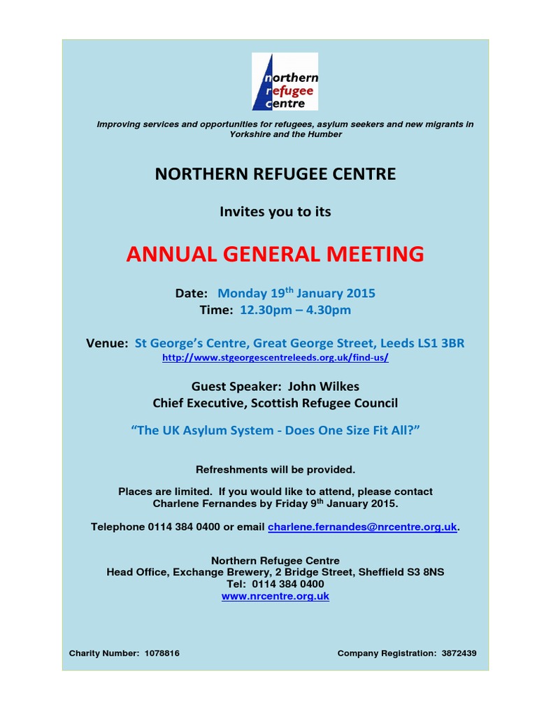 NRC AGM Invitation | PDF