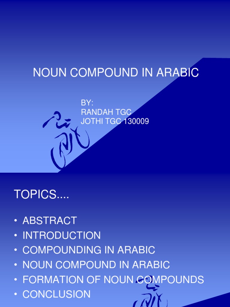 Noun Compound in Arabic | PDF | Noun | Philology