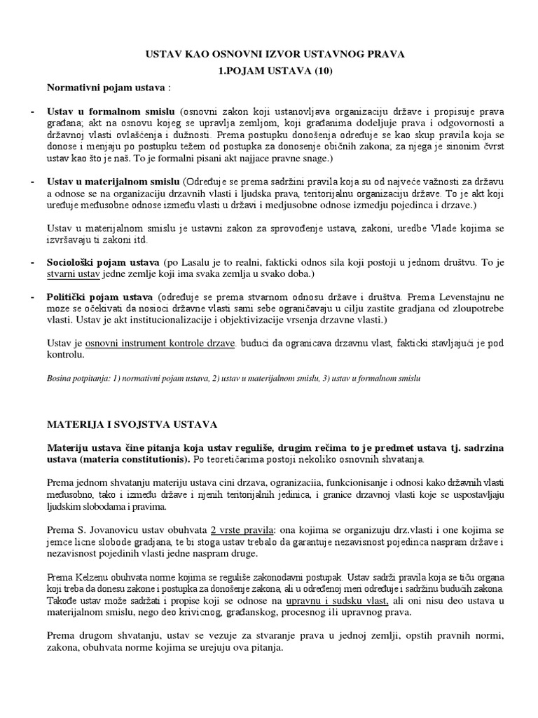 Bosina Nova Skripta | PDF