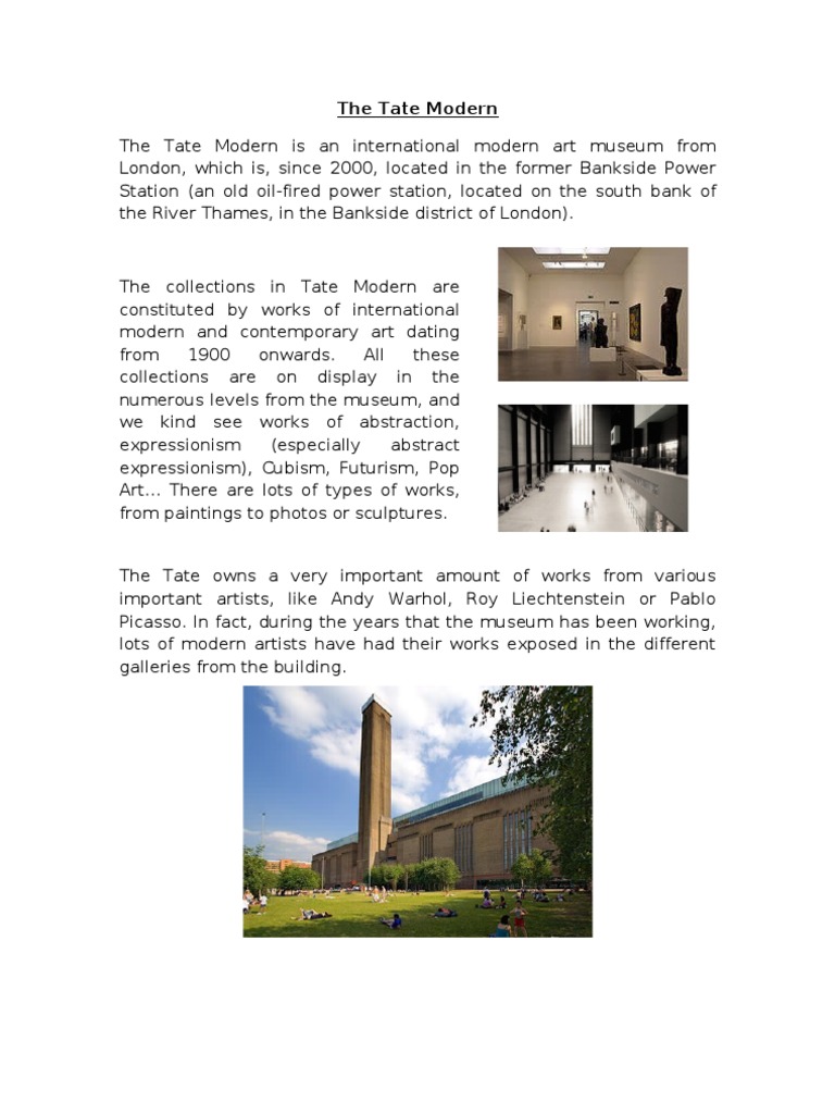 The Tate Modern | PDF