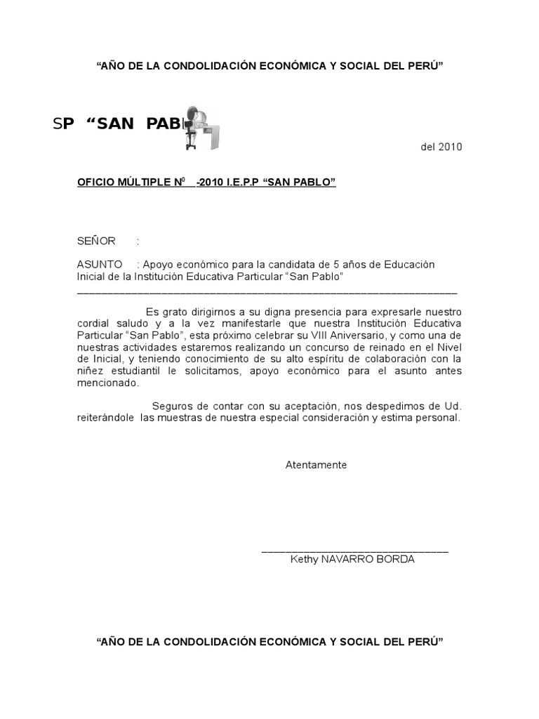 Modelos de Oficio | PDF