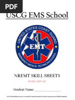 NREMT and TCCC Skills Sheets | PDF