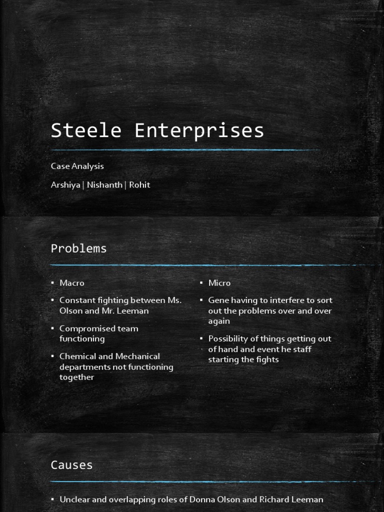 Steele Enterprises | PDF