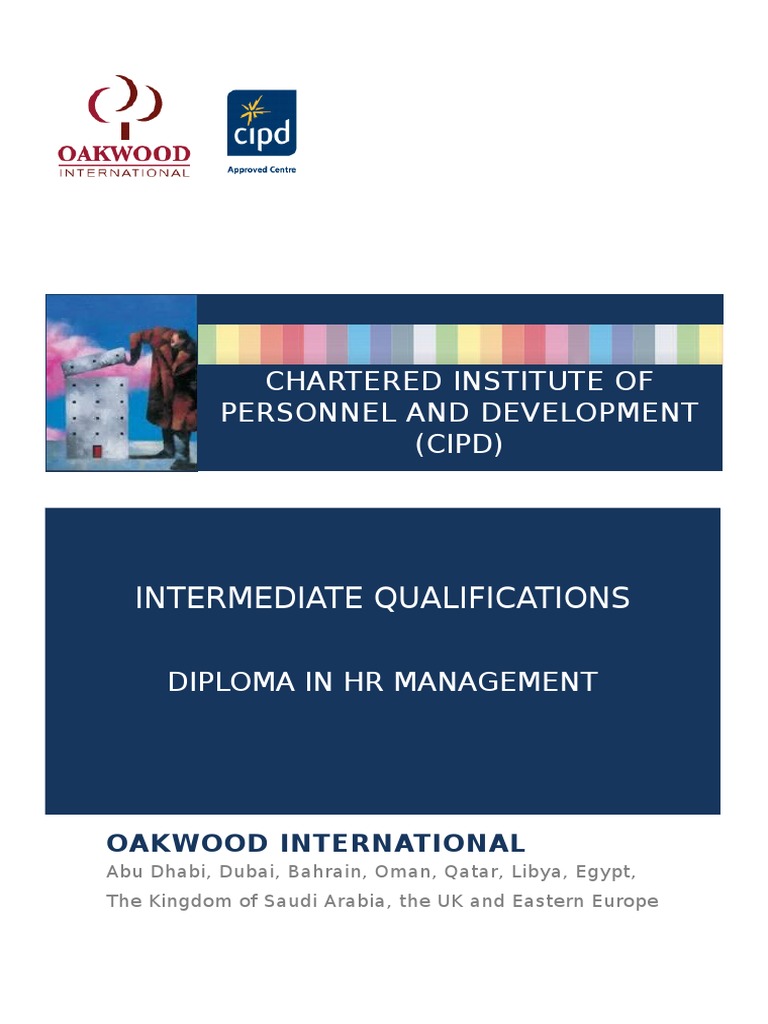 CIPD Intermediate Level 5 HRM Brochure | Organization Development ...