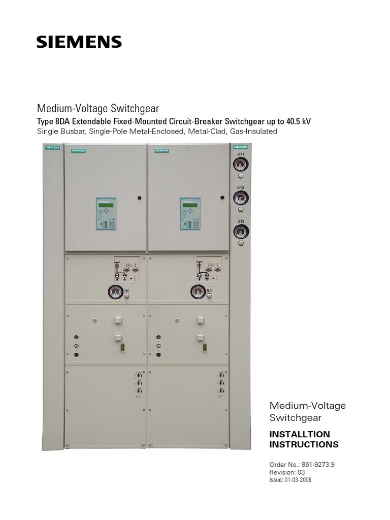 8DA10 - Installation Manual | Safety | Screw