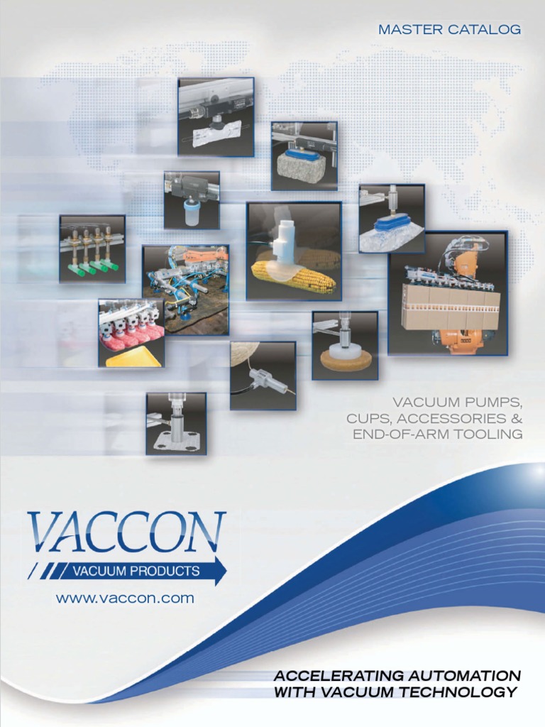 Vaccon Catalog - Vacuum Pumps, Cups, Accessories, & End-Of-Arm Tooling ...