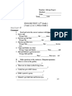 EFL Competition for 6th Grade Students | PDF | Career & Growth ...