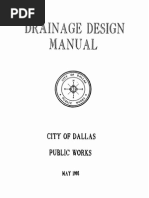 Open Channel Drainage Design Guidelines | PDF | Storm Drain | Stormwater