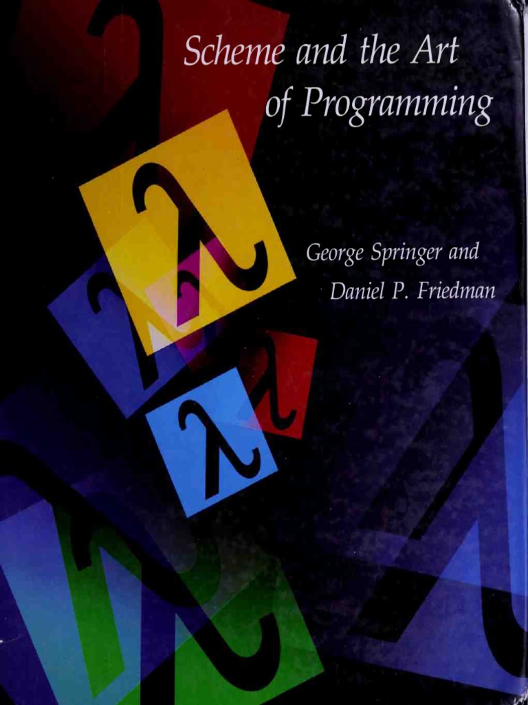 Scheme Book Scheme Programming Language Functional Programming