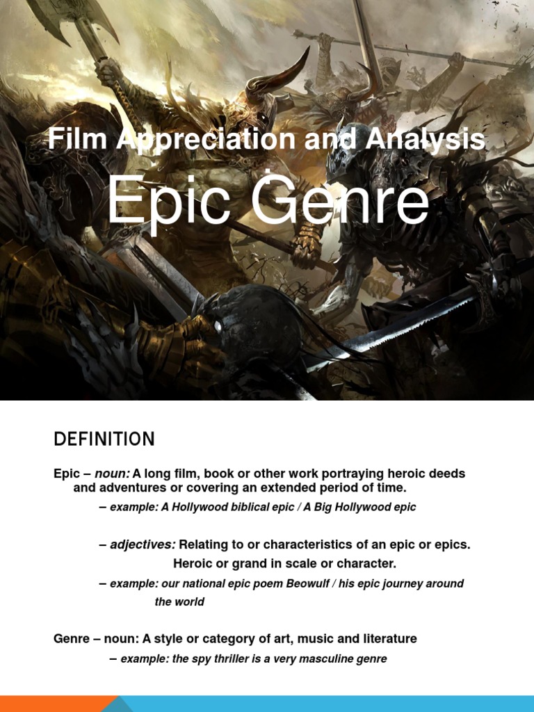 Epic Genre | PDF | Hero | Epic Poetry