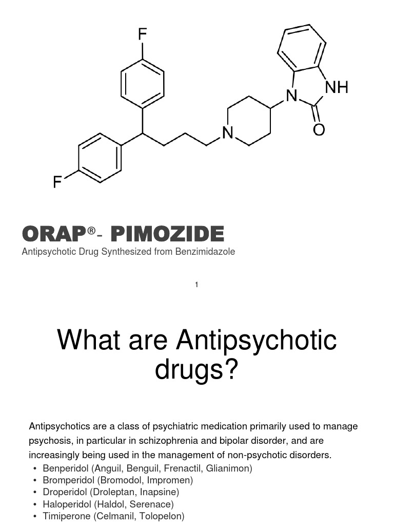 Pimozide | PDF | Antipsychotic | Health Treatment