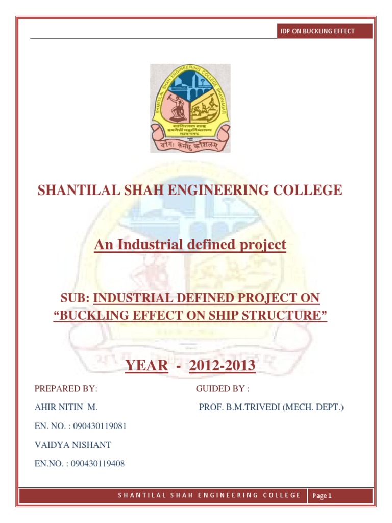 Buckling of Ship Structure | PDF | Buckling | Ships