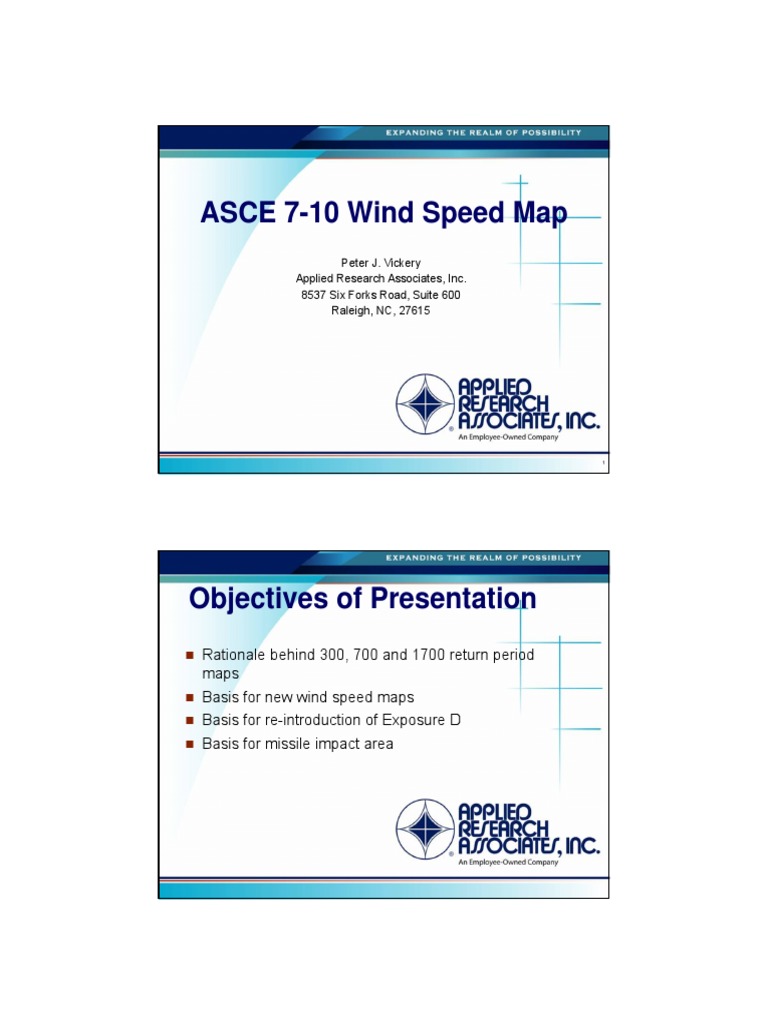 ASCE Wind Map by Peter Vickery | PDF | Tropical Cyclones | Wound