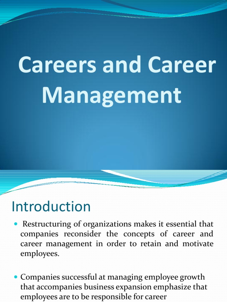 Career Management | PDF | Employment | Motivation