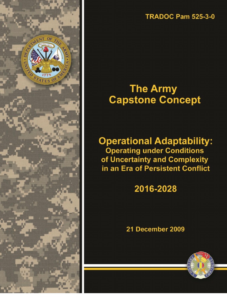 Army Capstone Concept 2016-2028 Guide | PDF | United States Army | Military