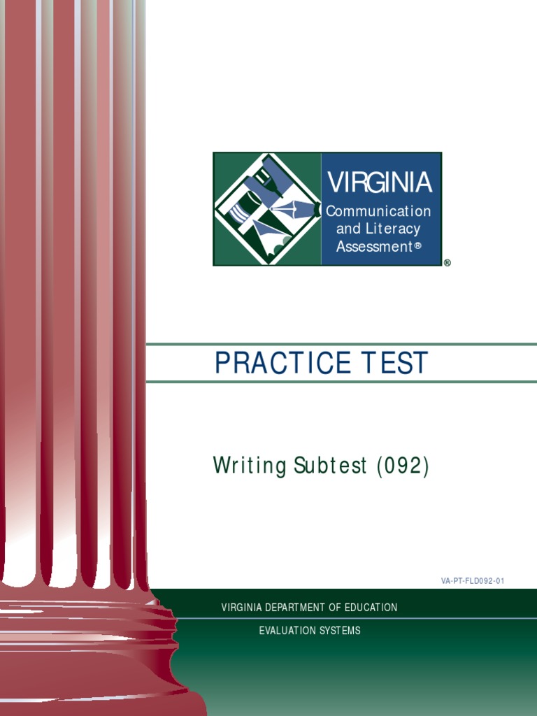 VCLA Writing PracticeTest | PDF | Troy | Multiple Choice