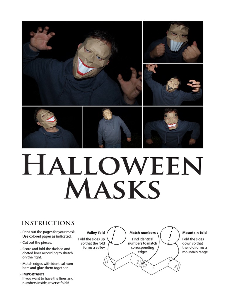 Halloween Masks | PDF | Leisure