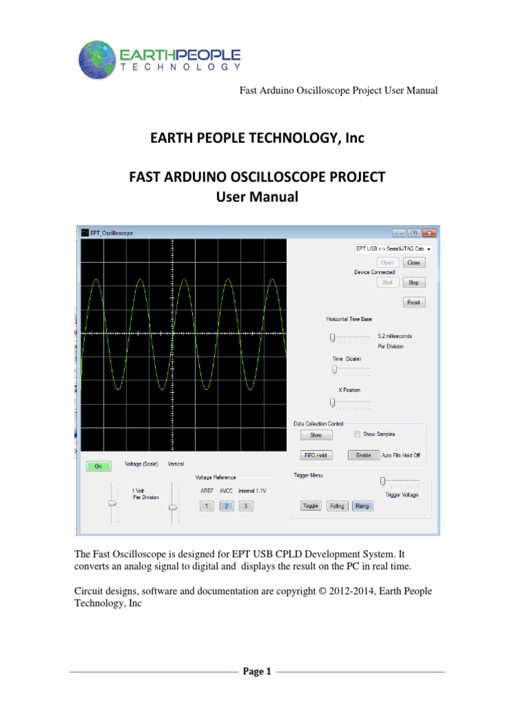 Fast Oscilloscope Project Um | PDF | Analog To Digital Converter | Arduino