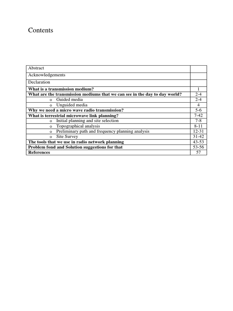 Factors To Consider When Implementing A MW Link | PDF | Transmission ...