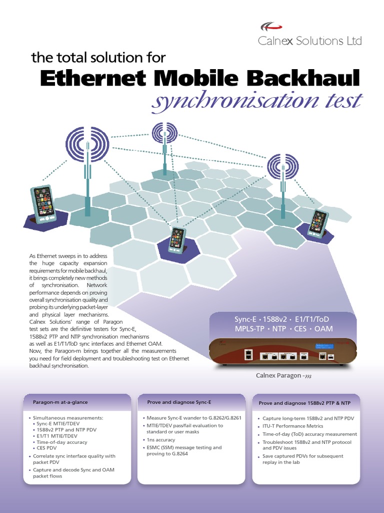 Calnex Paragon M Brochure | PDF