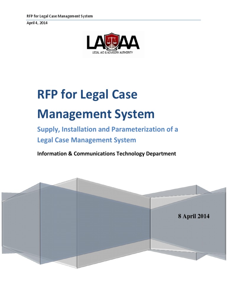 Legal Case Management System | PDF | Request For Proposal | Databases