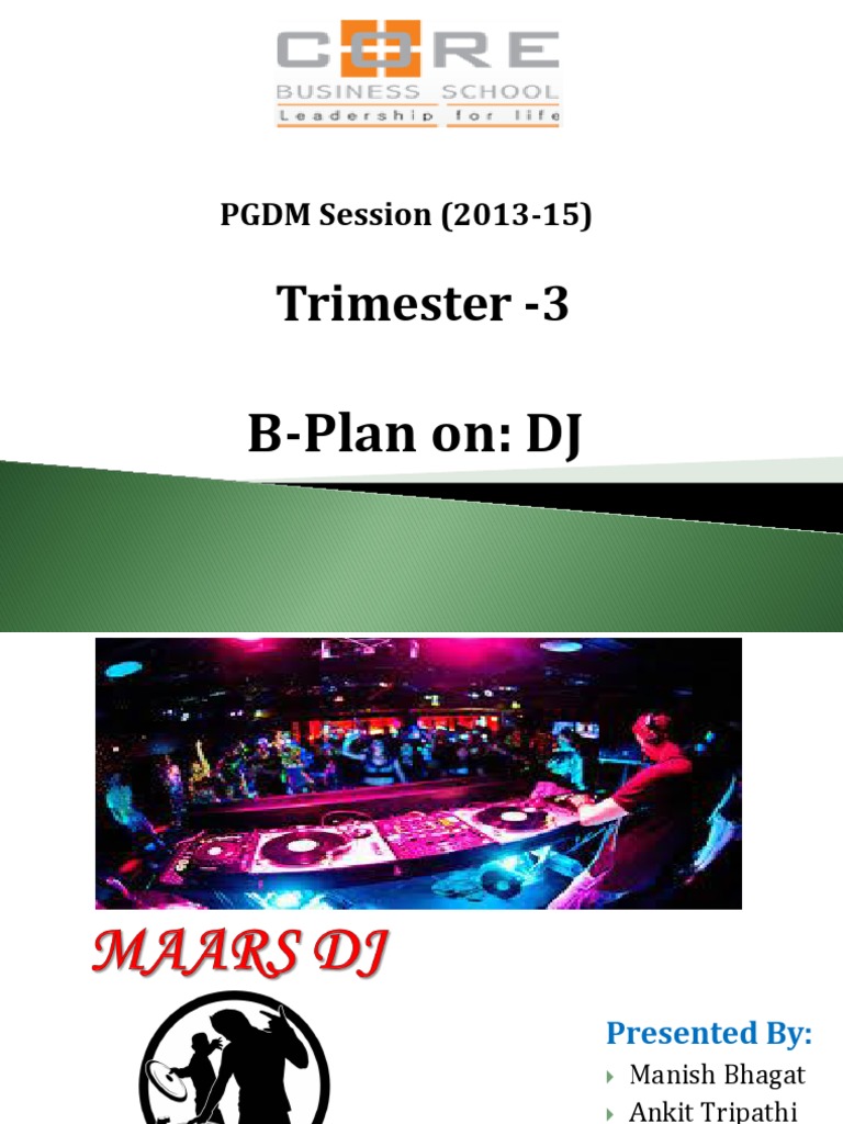 DJ Business Plan Overview (2013-15) | PDF