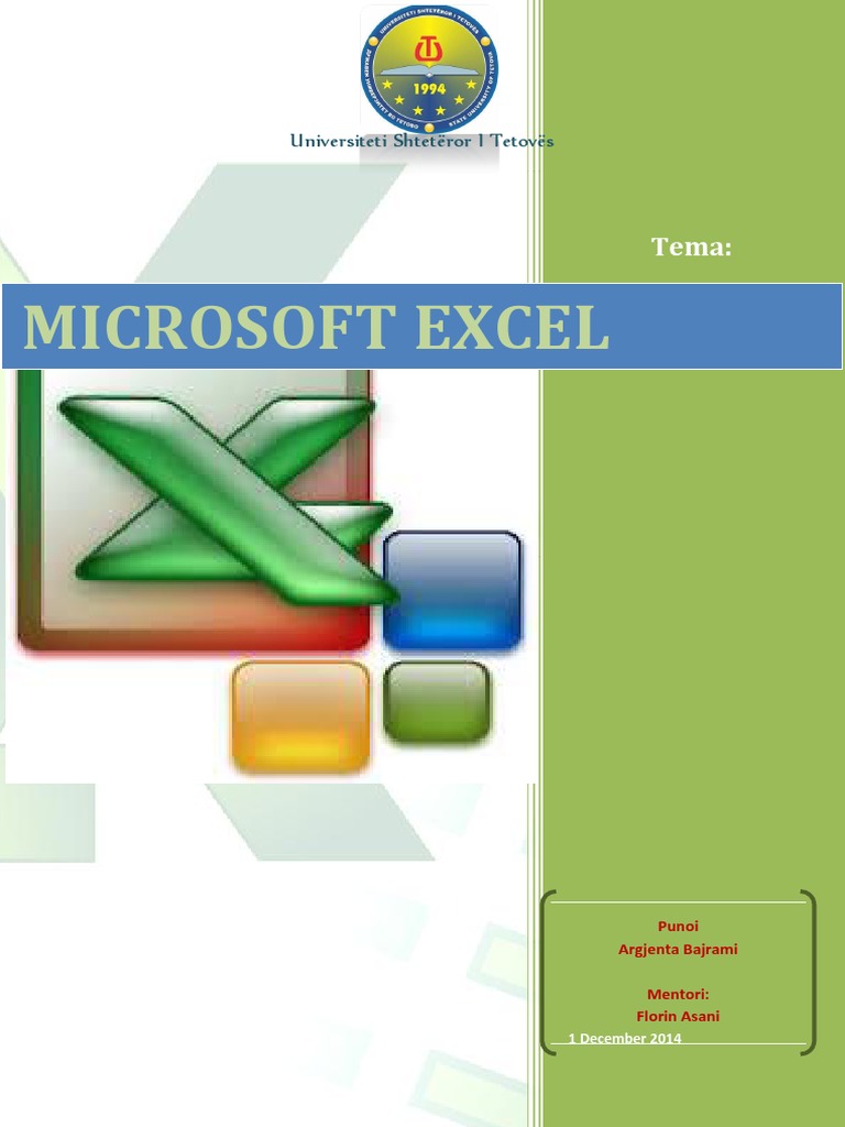 EXCEL I Punuar Ne Microsoft Woed | PDF