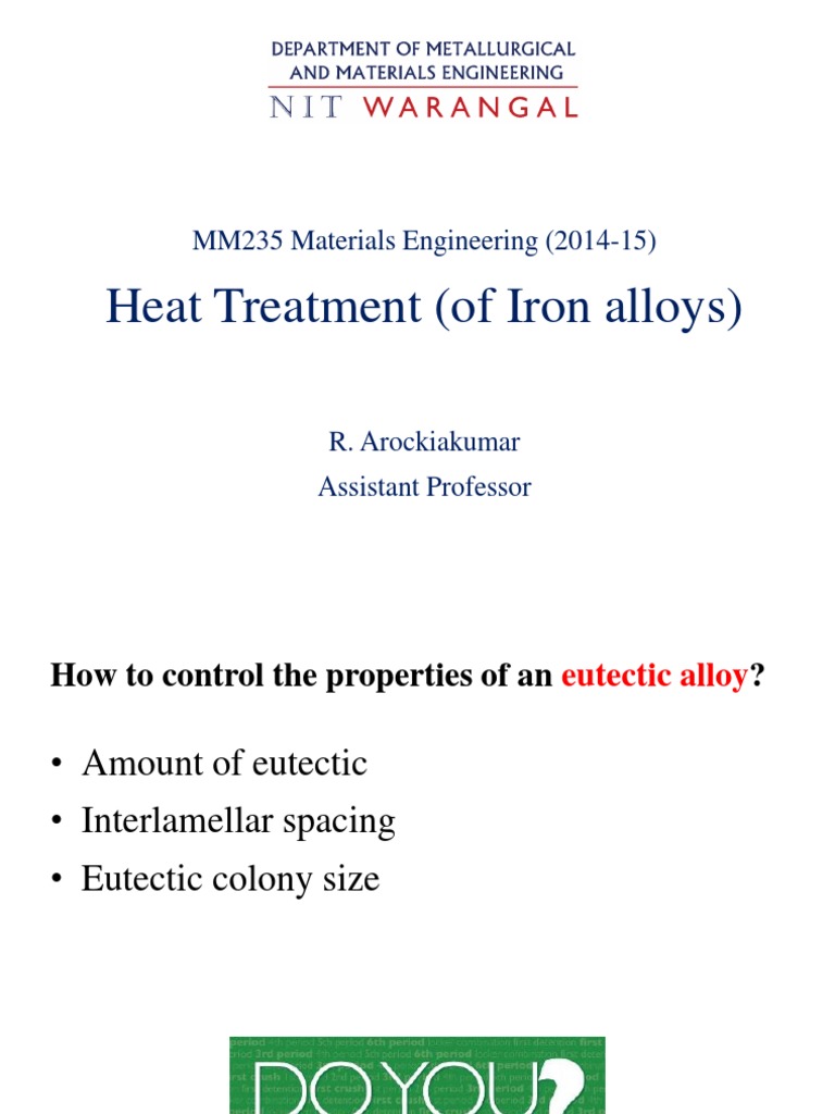 MM235 Heat Treatment | PDF | Annealing (Metallurgy) | Heat Treating