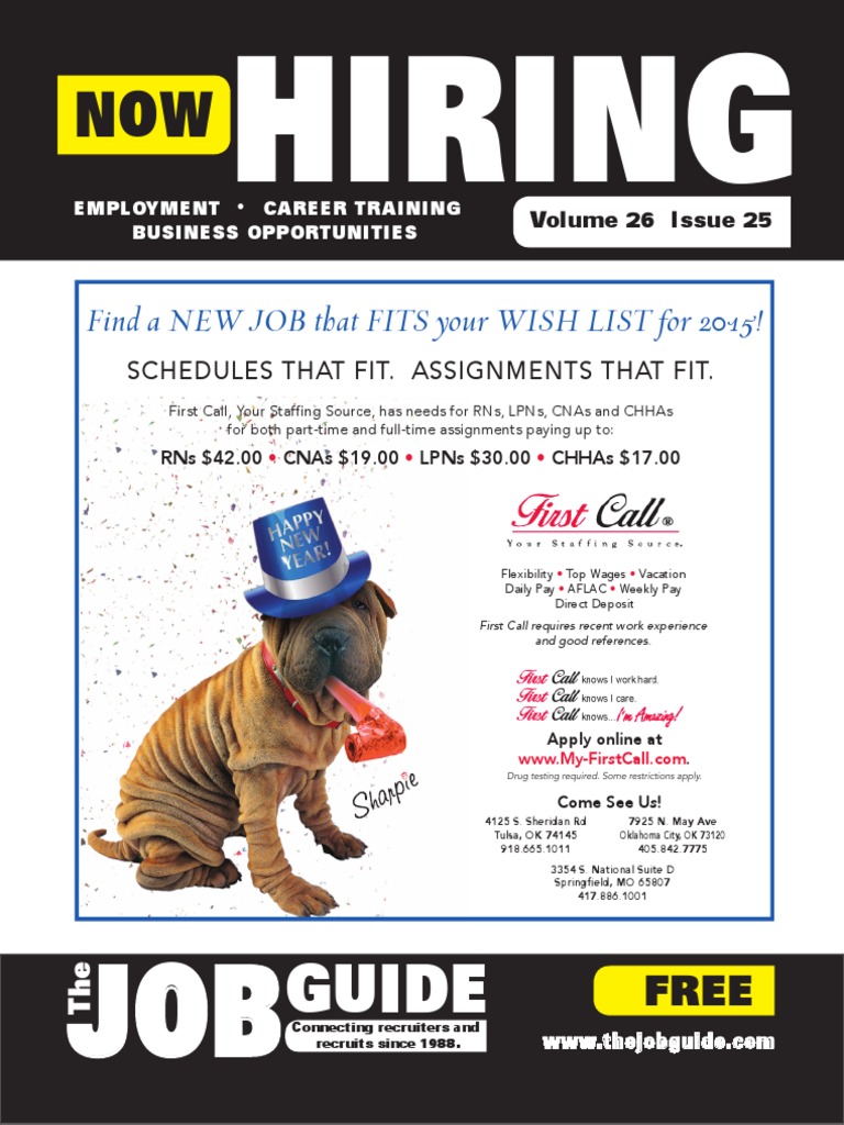 Guide: Find A NEW JOB That FITS Your WISH LIST For 2015! | PDF ...