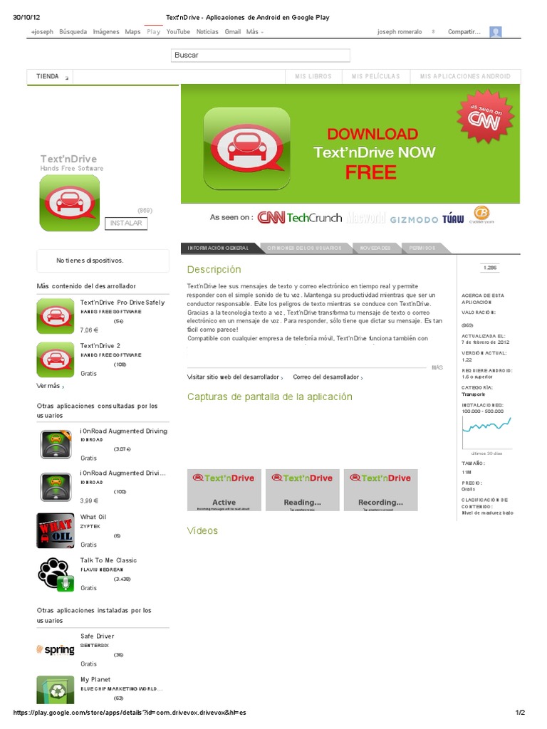 Text'NDrive - Aplicaciones de Android en Google Play | PDF | Android ...