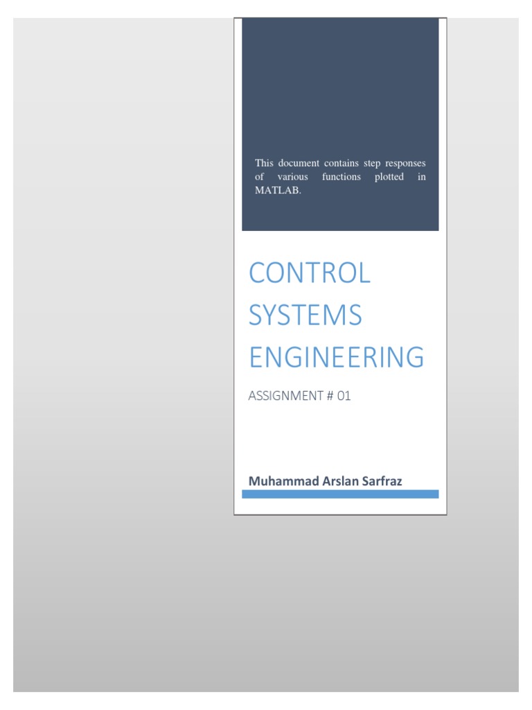 Control System Engineering - Second Order Systems | PDF