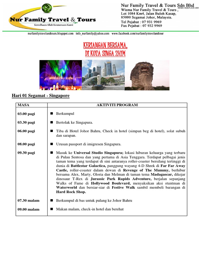 Aturcara Perjalanan Program | PDF