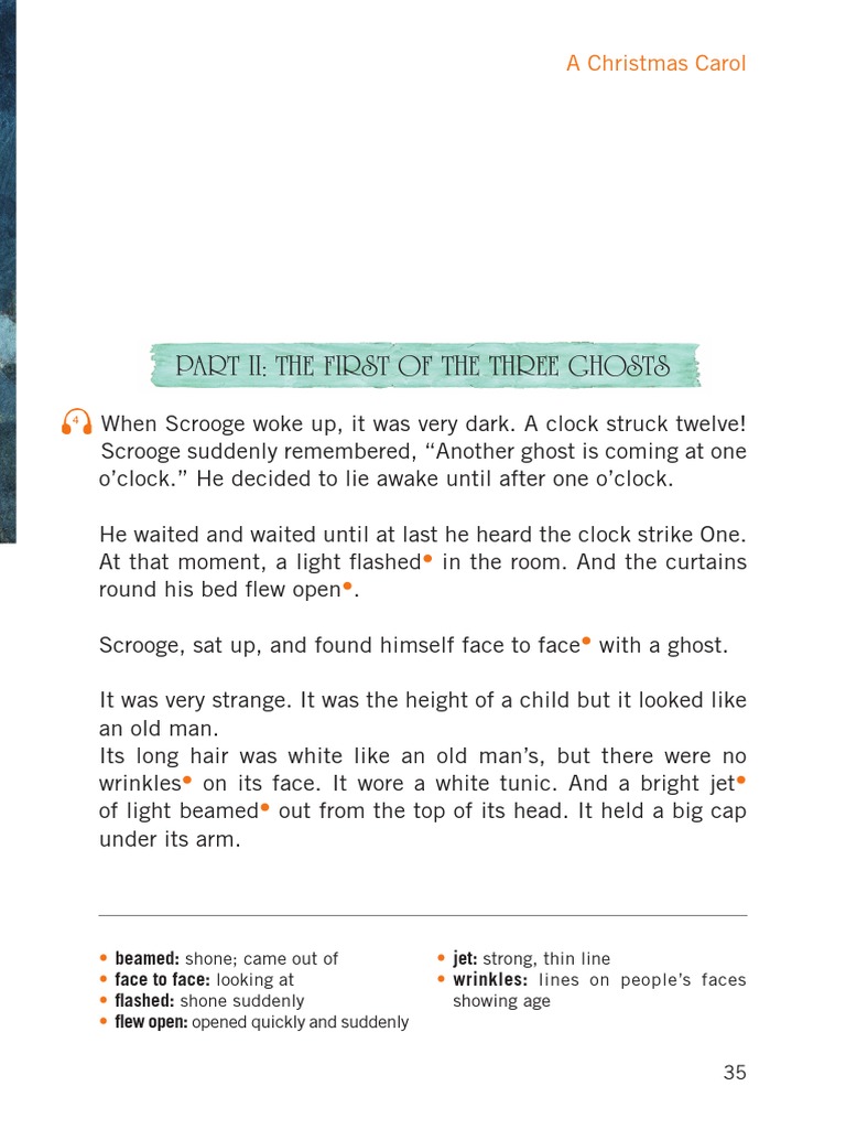 Part Ii: The First of The Three Ghosts: A Christmas Carol | PDF ...