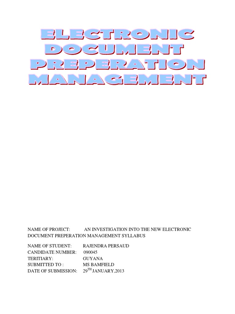 EDPM SBA RAJENDRA PERSAUD FORM 5ARTS.docx | Operating System ...