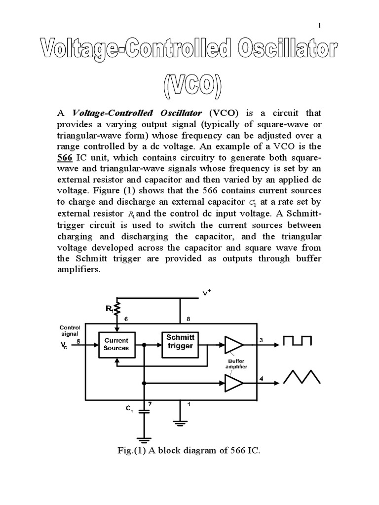 VCO | Analog Circuits | Electronic Engineering