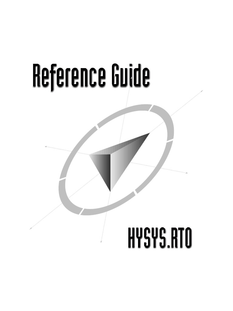 Hysys Rto Refguide | PDF | Mathematical Optimization | Linear Programming