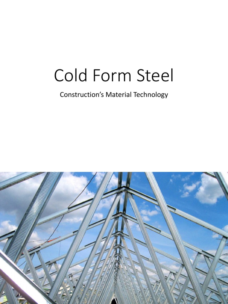 10 Cold Form Steel | PDF | Yield (Engineering) | Strength Of Materials