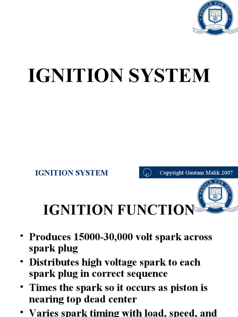Ignition System | Ignition System | Distributor