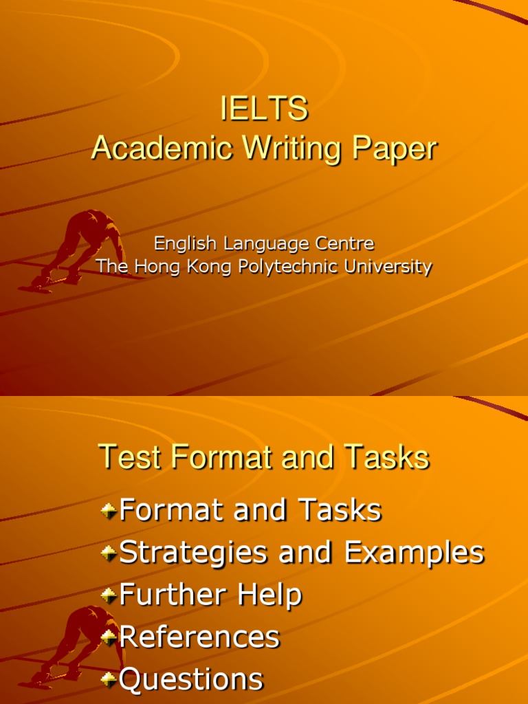 Ielts Academic Writing Paper: English Language Centre The Hong Kong ...