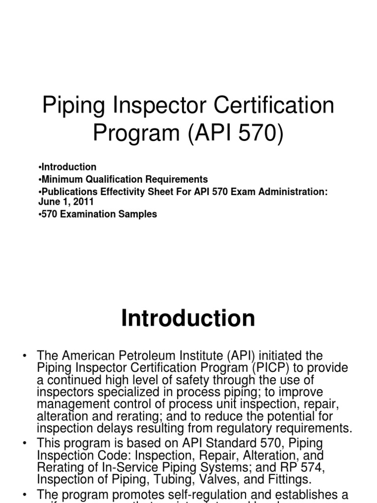 Genral Information For API 570 Exam | PDF | Nondestructive Testing ...
